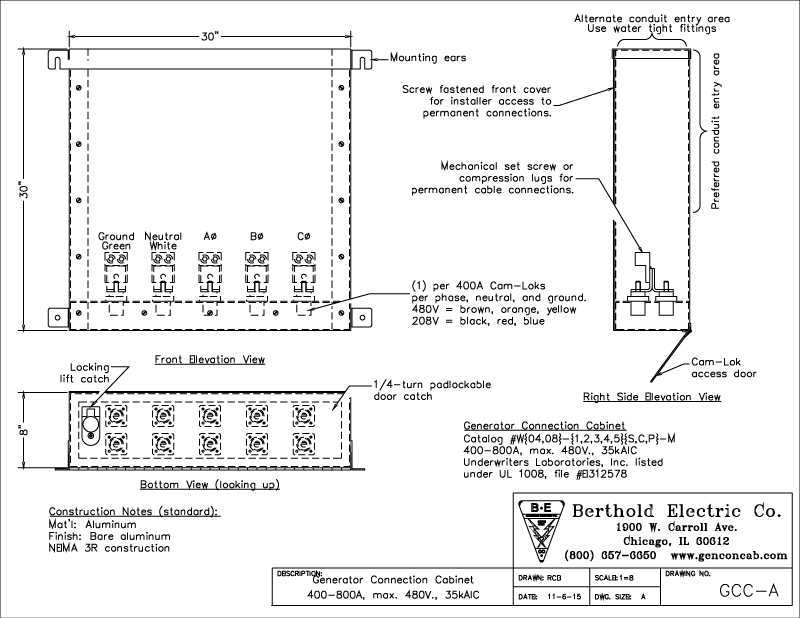 Configuration Drawings - Berthold Electric Company