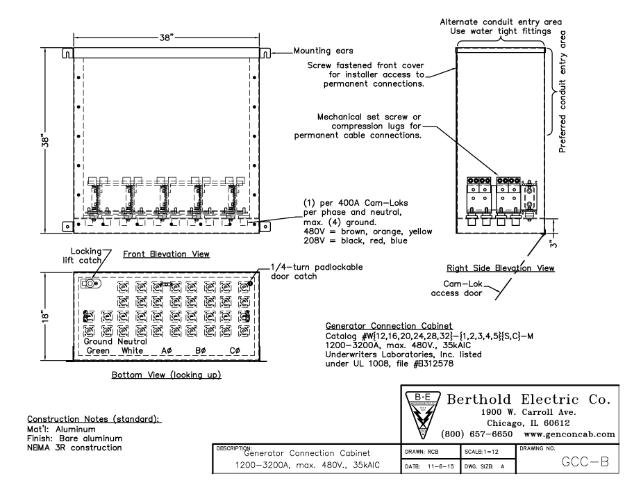 Configuration Drawings - Berthold Electric Company