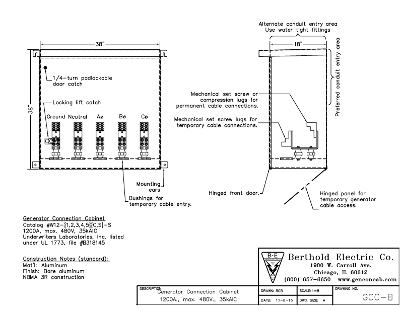 Configuration Drawings - Berthold Electric Company